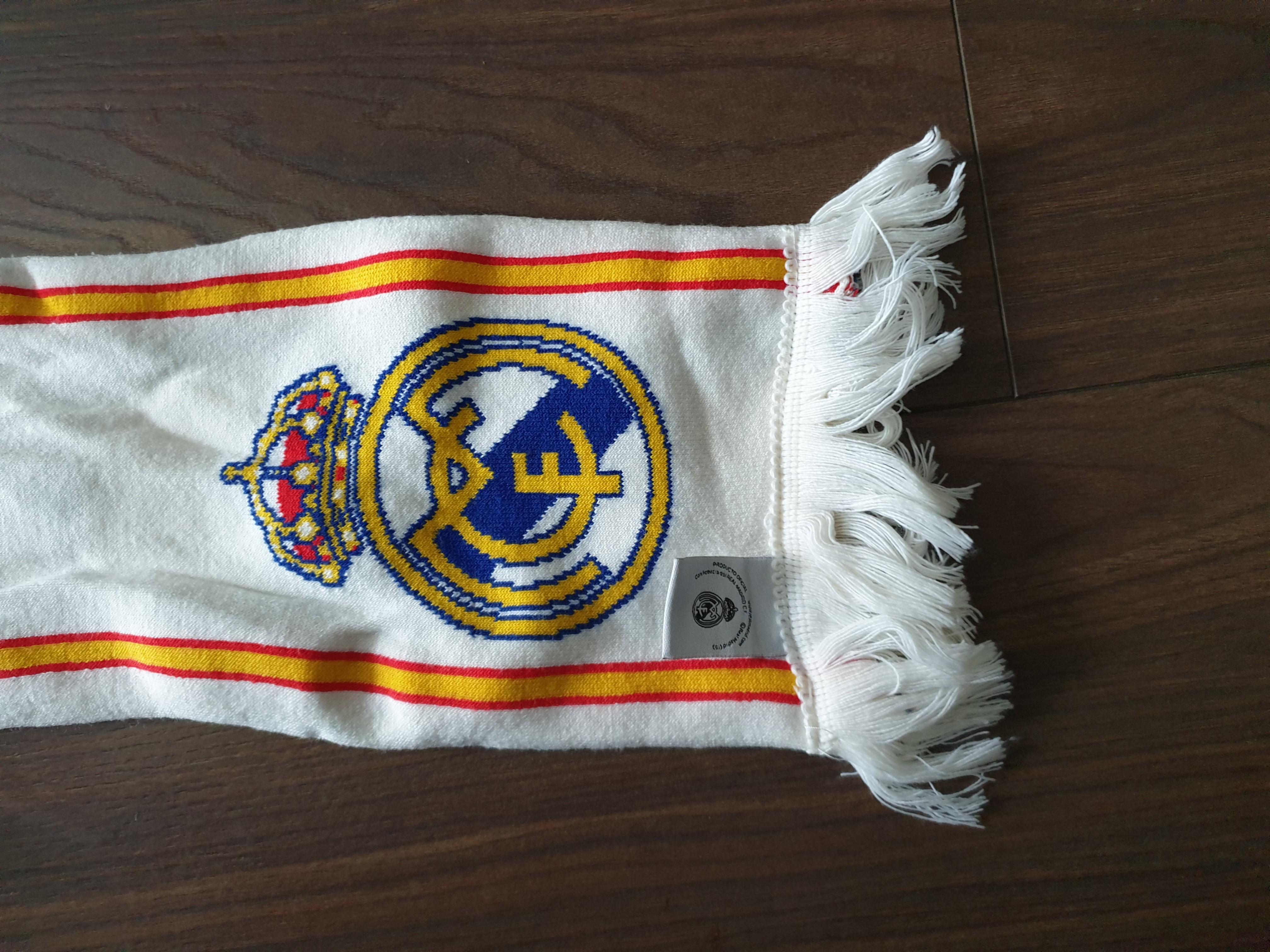 Real Madrid Scarf, Sports Equipment, Exercise & Fitness, Toning ...