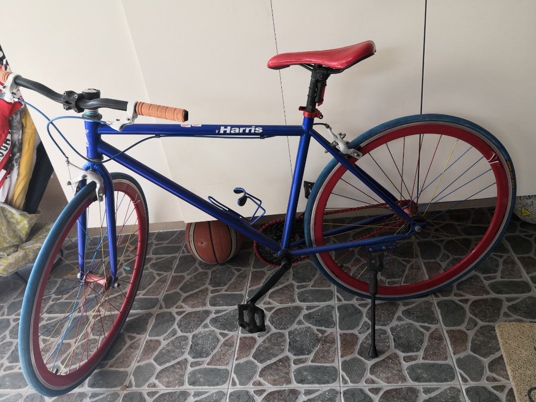 Red and Blue Fixie, Sports Equipment, Bicycles & Parts, Bicycles on ...