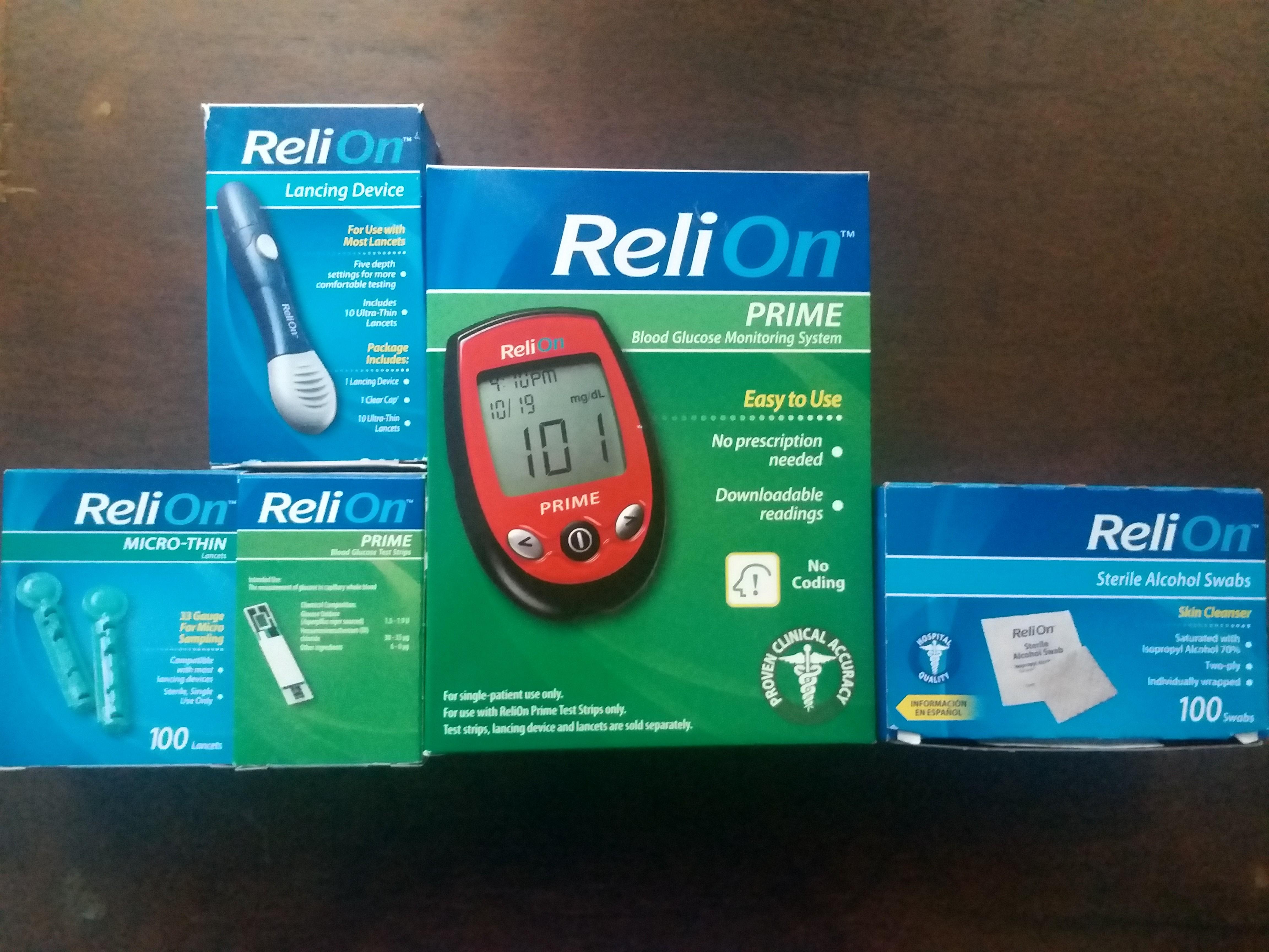 Reli On Prime Blood Glucose Monitoring System, Beauty & Personal Care ...