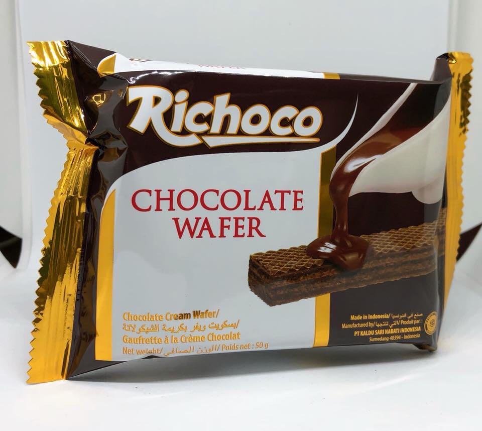 Richoco White, Chocolate and Richeese Wafer 50g Php, Food & Drinks ...