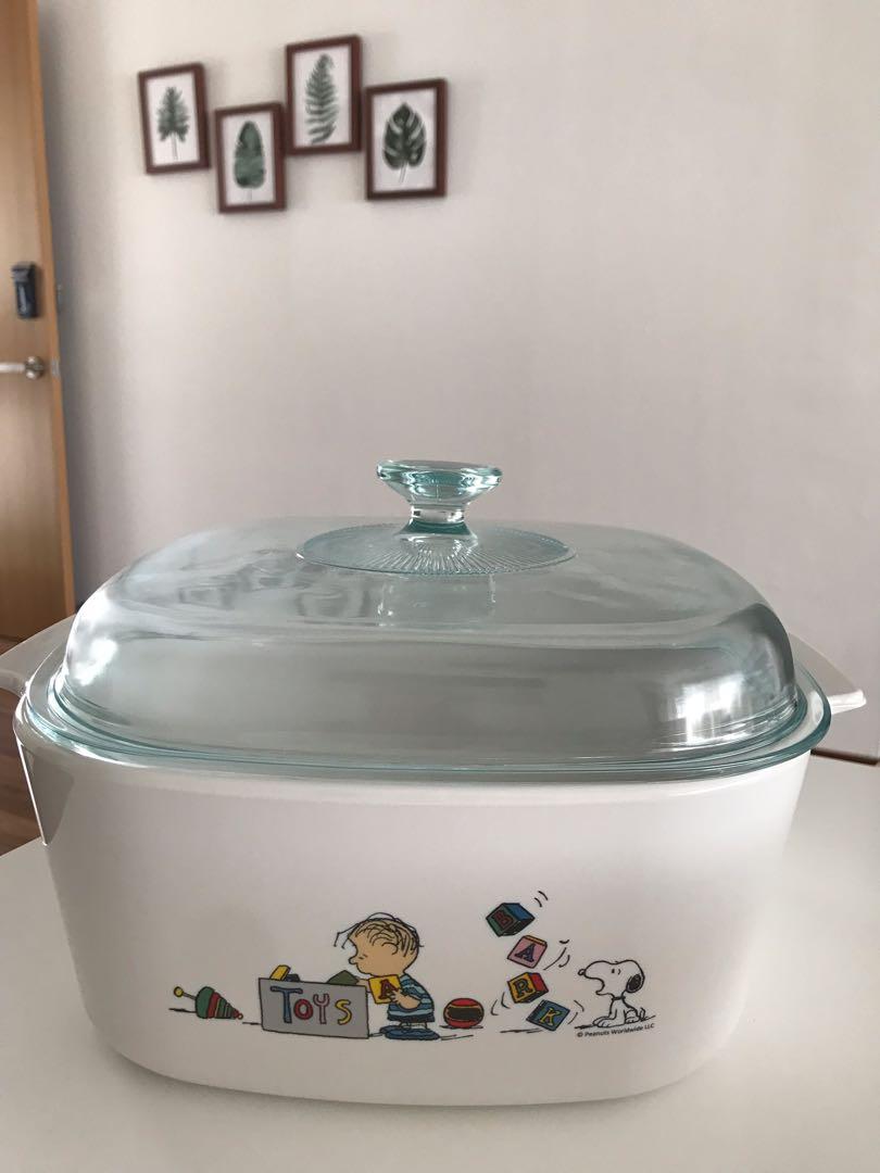 Snoopy Corning Ware, Furniture & Home Living, Kitchenware & Tableware ...