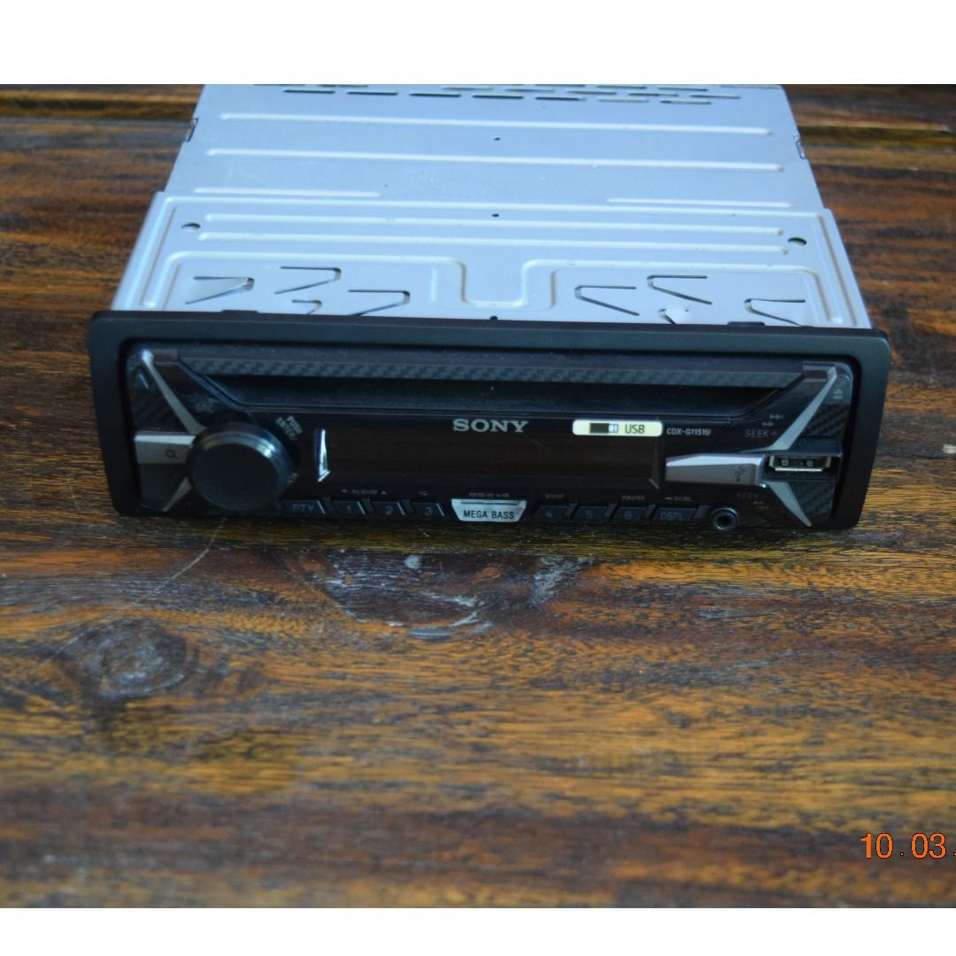 Sony CDX-G1151U FM USB Car Digital Media Player, Auto Accessories on ...