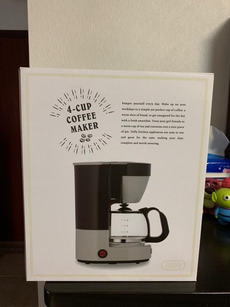 Toffy 4-cup coffee maker K-CM1, 家庭電器, 廚房電器, 咖啡機及咖啡壺 - Carousell