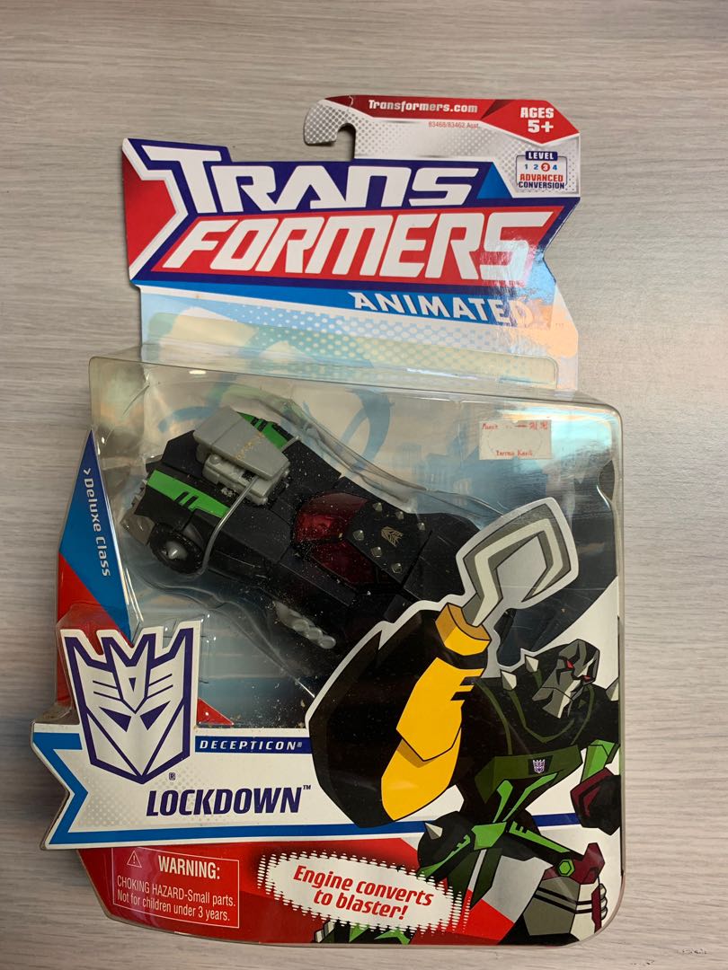 Transformers Animated Lockdown, Hobbies & Toys, Toys & Games on Carousell