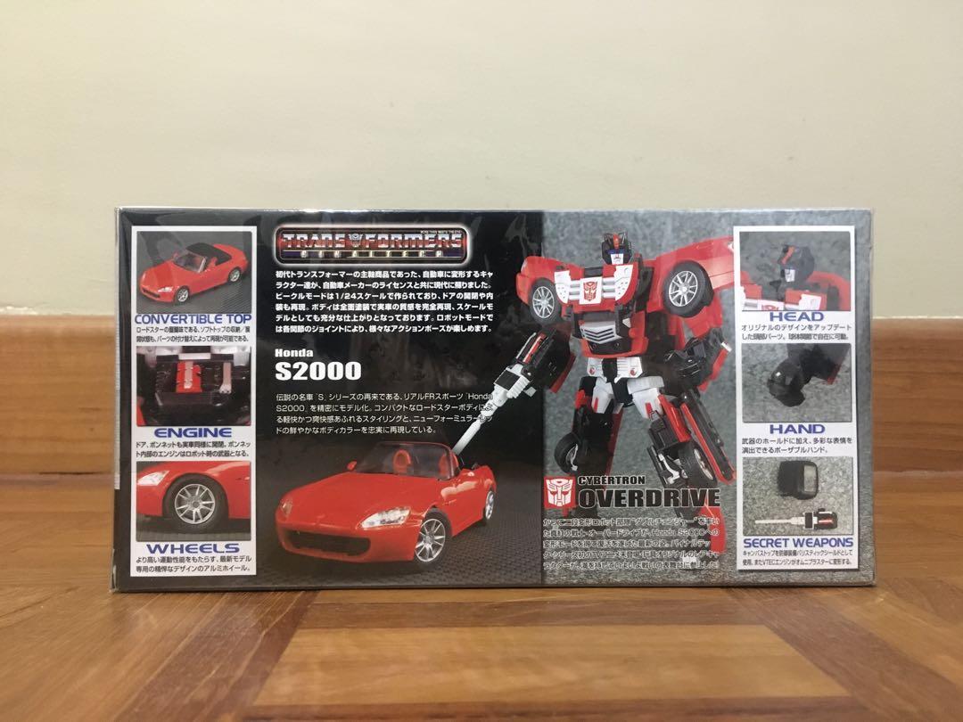 Transformers binaltech bt-12 overdrive honda s2000 1:24 misb, Hobbies ...