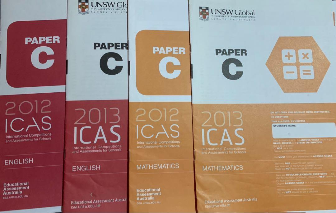 UNSW ICAS papers, Hobbies & Toys, Books & Magazines, Assessment Books ...