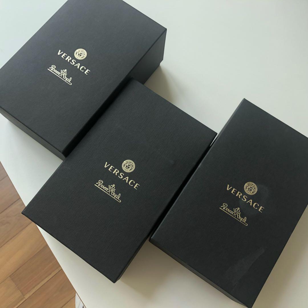 Versace boxes, Luxury, Accessories on Carousell