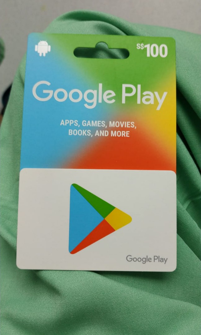 $100 Google Play Store Card, Tickets & Vouchers, Vouchers on Carousell