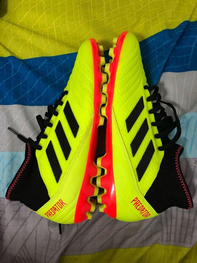 Adidas Predator Boots Yellow/Neon, Men's Fashion, Footwear, Boots on ...