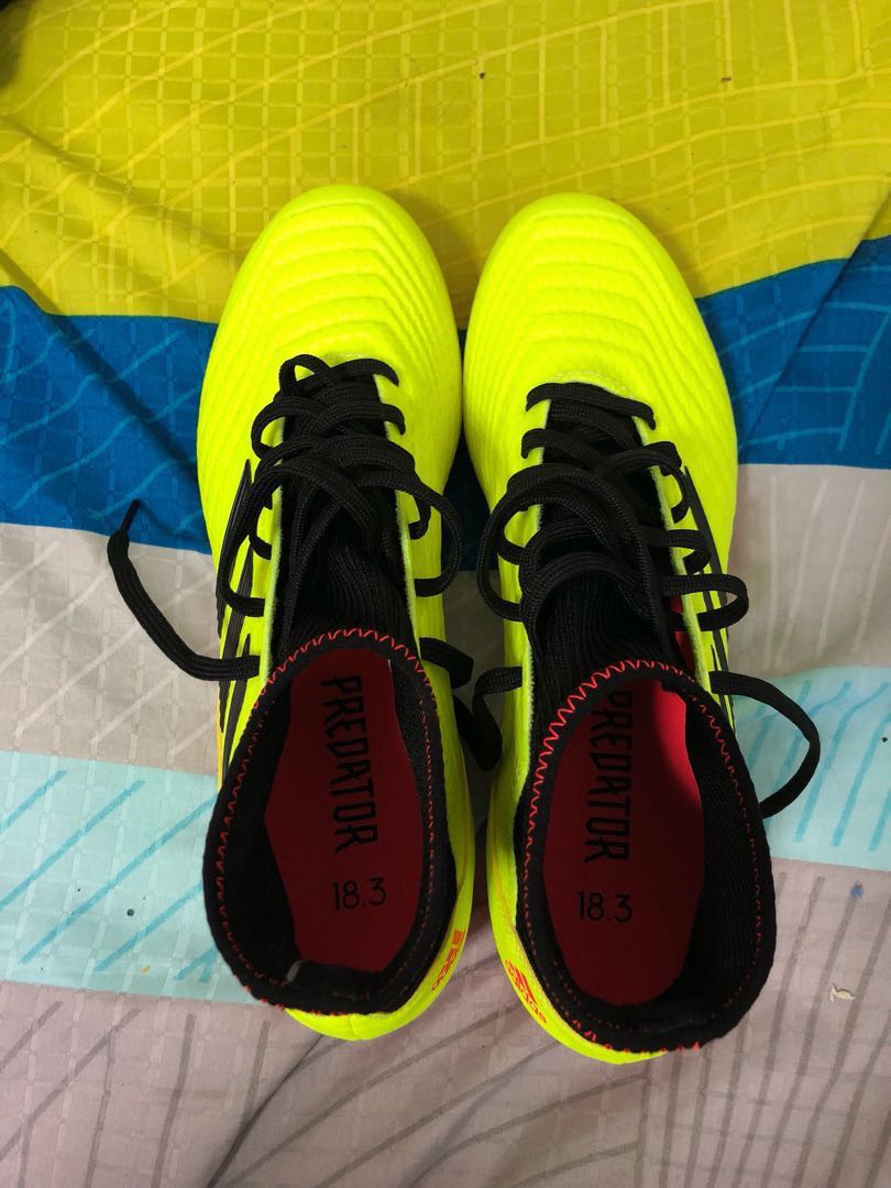 Adidas Predator Boots Yellow/Neon, Men's Fashion, Footwear, Boots on ...