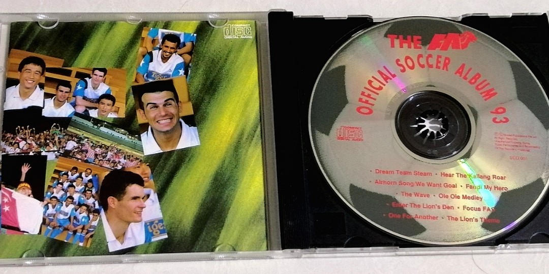 arthcd The FAS Official Soccer Album '93 CD (Dream Team Steam, Hear The ...