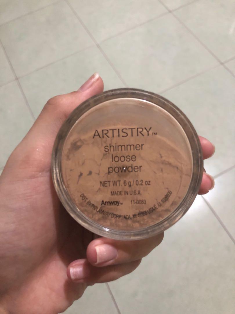 Artistry Shimmer Loose Powder, Kesehatan & Kecantikan, Rias Wajah di ...