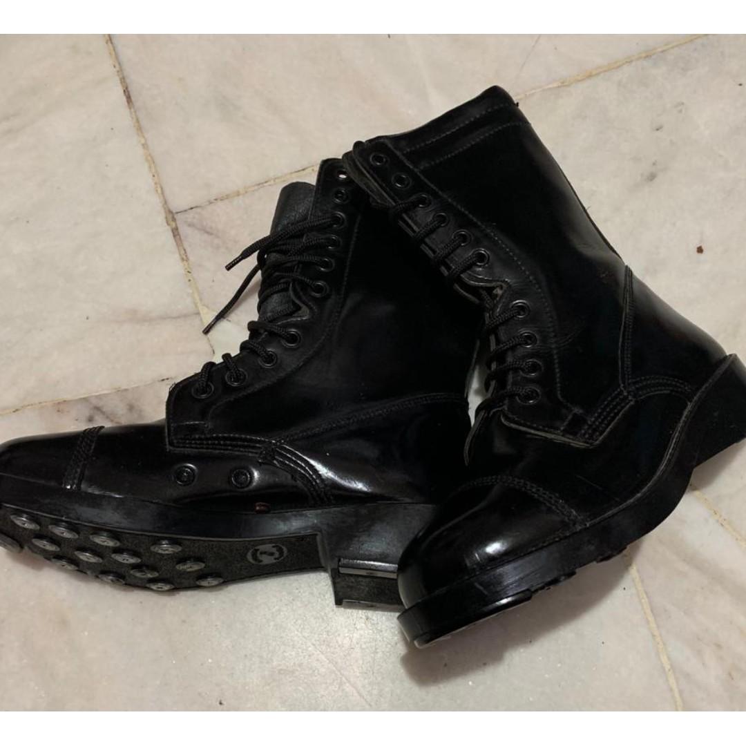 Saiz Kasut Drill Boots Tentera - historyploaty