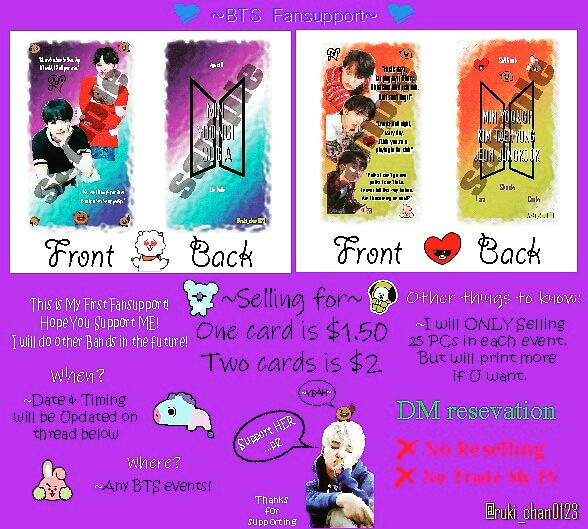 BTS Fansupport Cards, Hobbies & Toys, Memorabilia & Collectibles, K ...