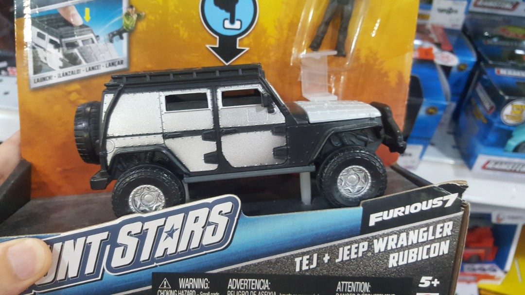 Fast furious Tej + Jeep Wrangler Rubicon set collector item, Hobbies ...