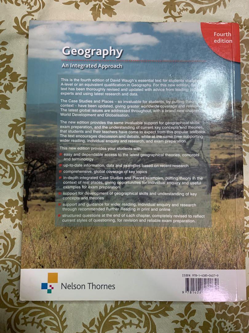 Geography: An Integrated Approach by David Waugh (4th Edition), Hobbies & Toys, Books ...