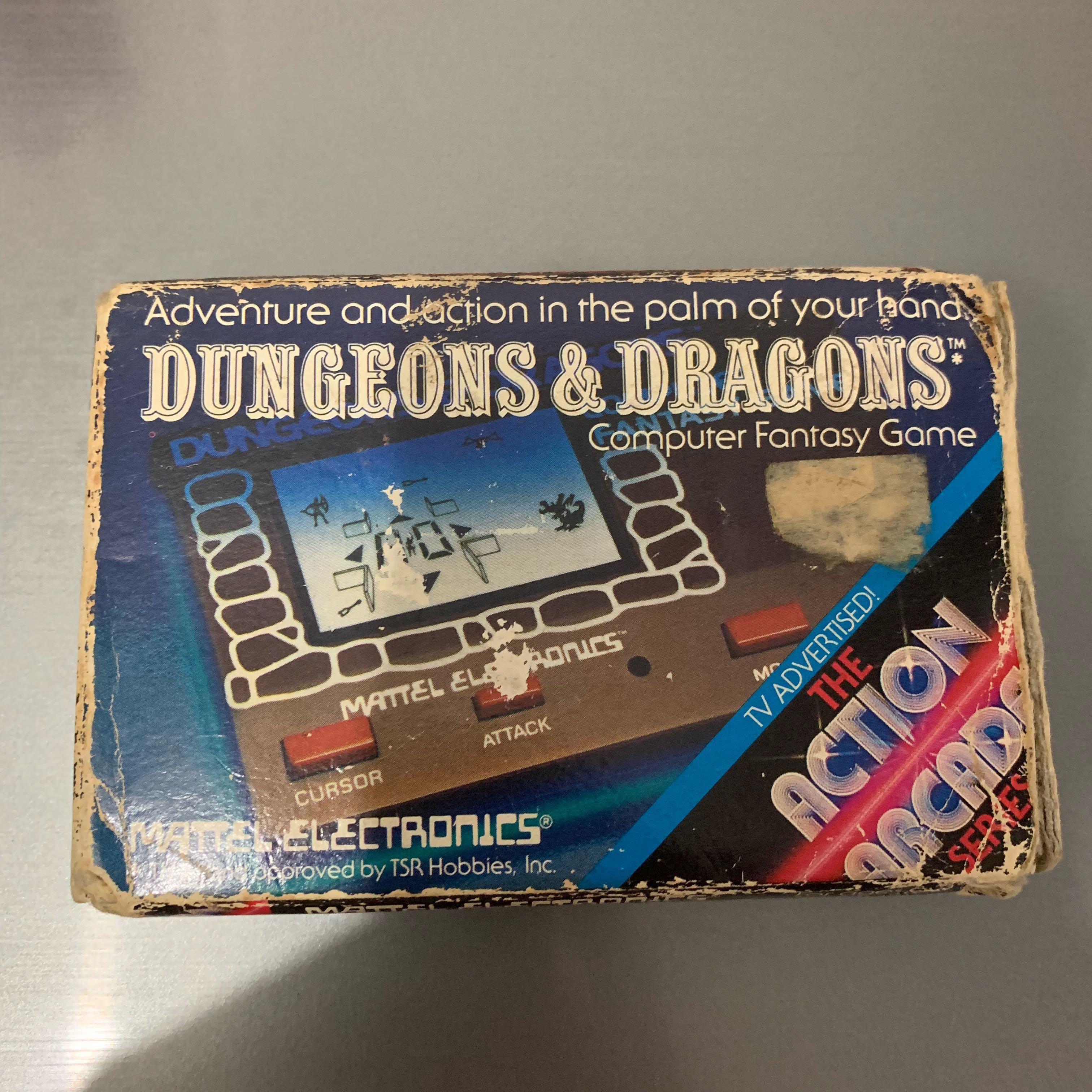 Good Used Mattel Retro Game Casio Handheld Nintendo Dungeons and ...