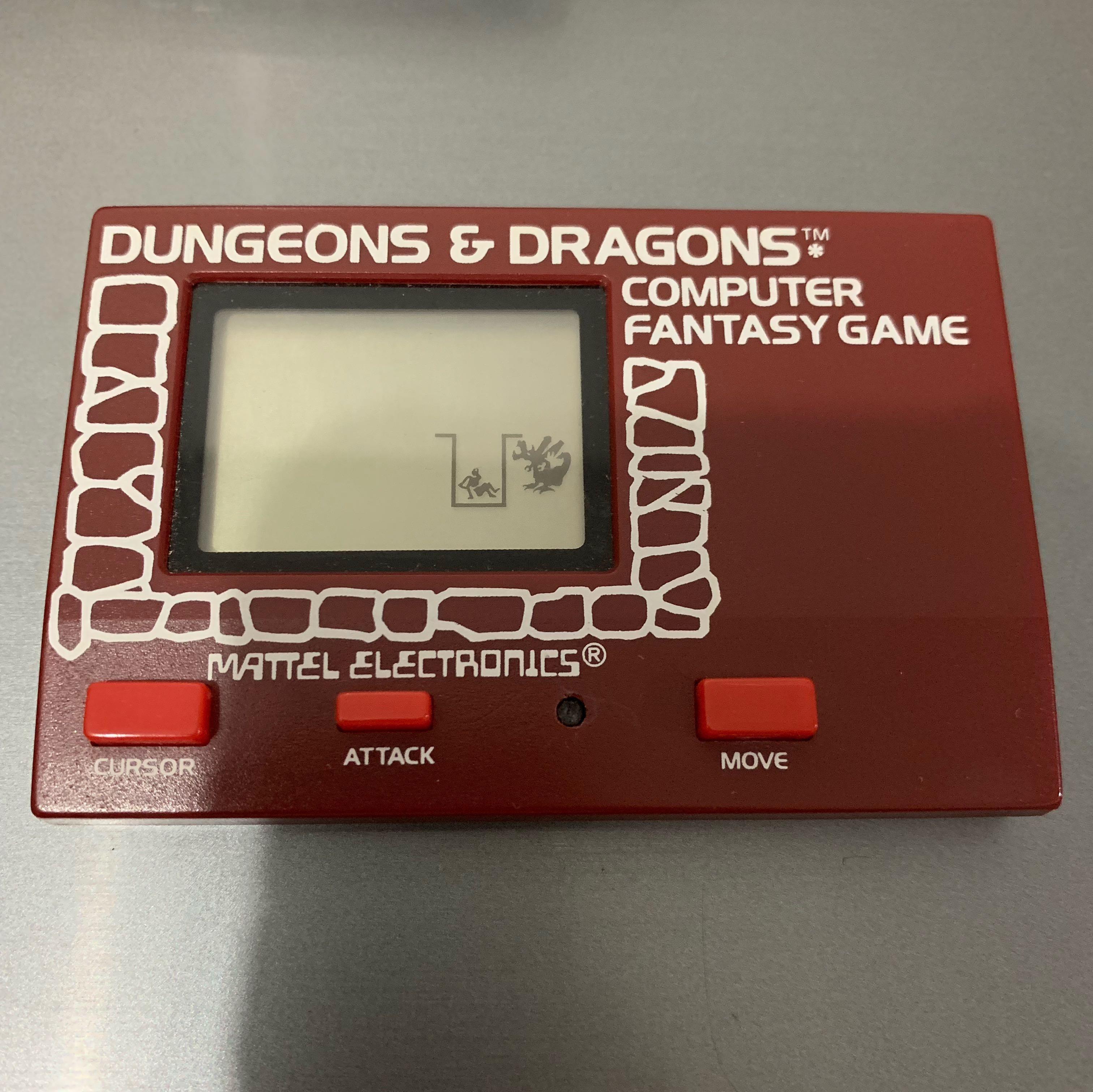 Good Used Mattel Retro Game Casio Handheld Nintendo Dungeons and ...