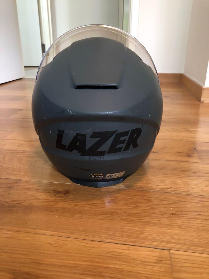 Gunmetal grey Motorbike helmet, Motorcycles, Motorcycle Apparel on ...