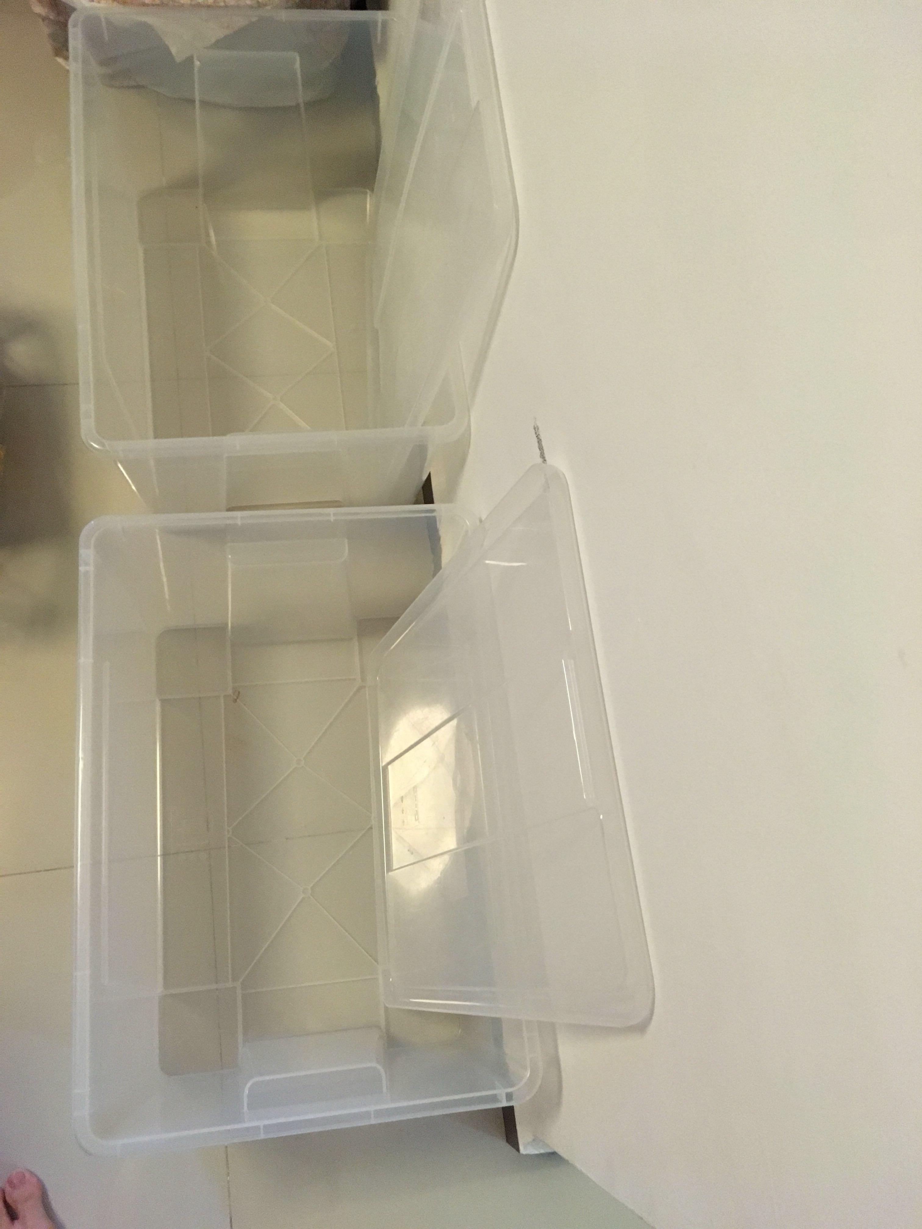 IKEA Samla storage box + cover, Furniture & Home Living, Home ...