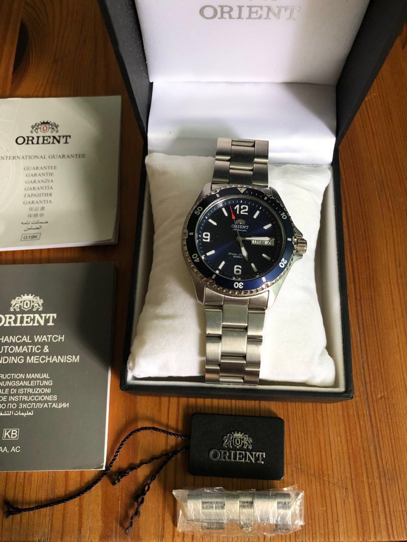 Orient Mako 2 Blue dial Automatic dive watch, Men's Fashion, Watches ...