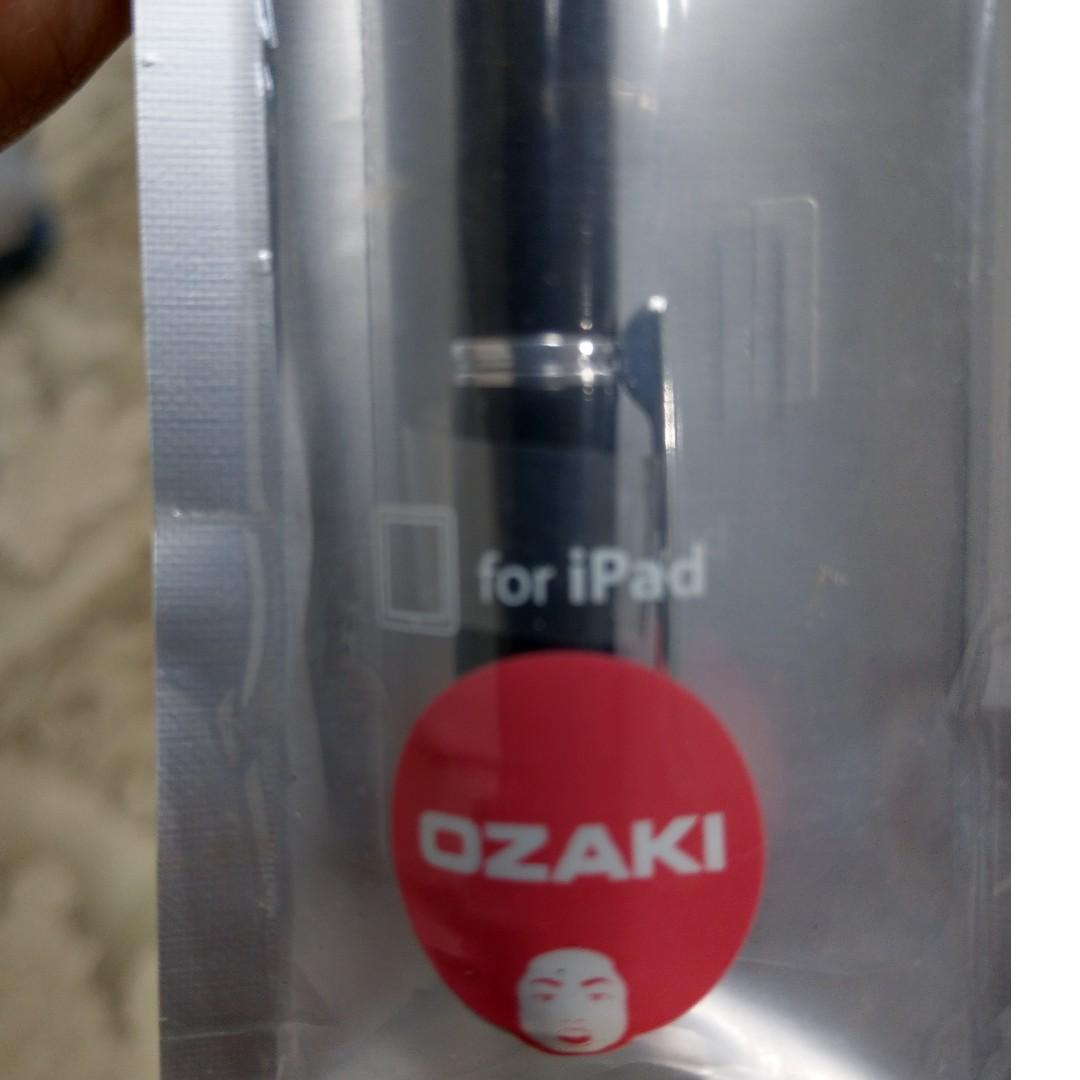 【OZAKI iStroke】 二用觸控筆（電容式觸控筆＋原子筆）- 黑色, 手機及配件, 電子周邊配件及產品, 其他電子周邊配件及產品在旋轉拍賣