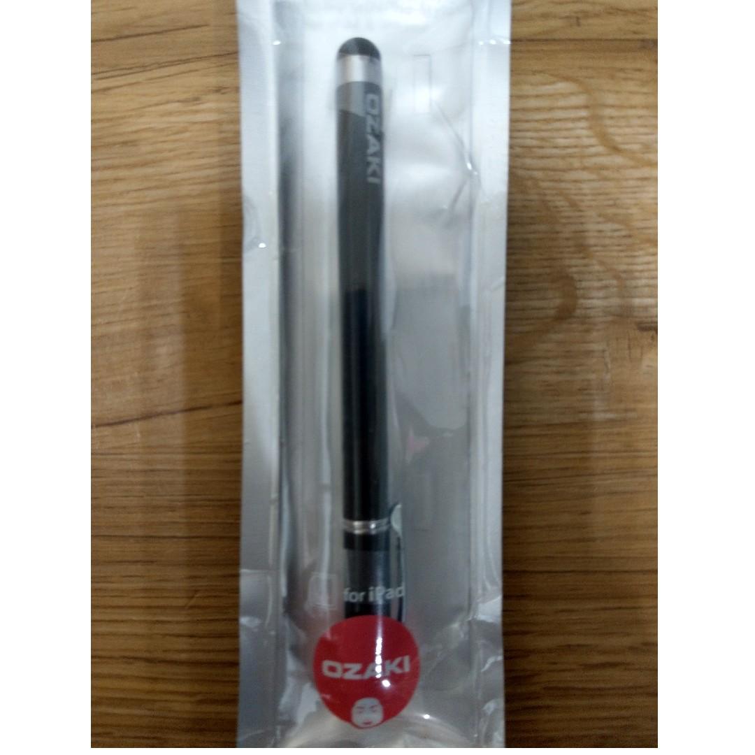 【OZAKI iStroke】 二用觸控筆（電容式觸控筆＋原子筆）- 黑色, 手機及配件, 電子周邊配件及產品, 其他電子周邊配件及產品在旋轉拍賣