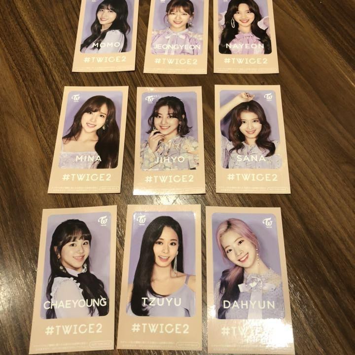 [PO] Twice Japan #Twice2 IC Card Sticker, Hobbies & Toys, Memorabilia ...