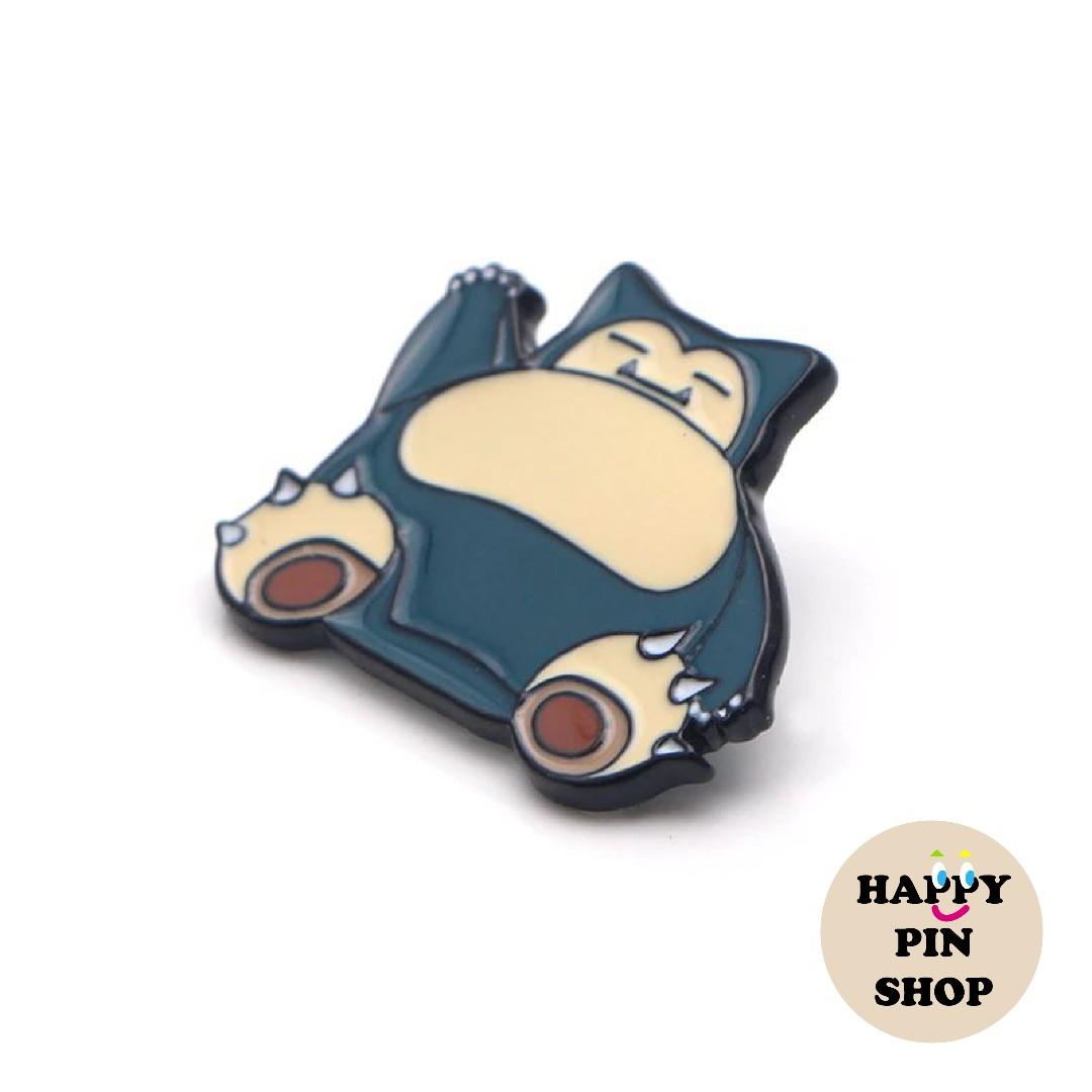 Snorlax says hi Enamel Pin - Pokemon pins, Hobbies & Toys, Stationery ...