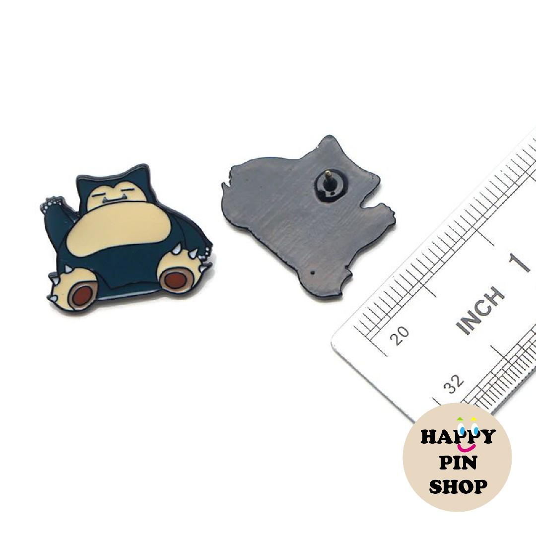 Snorlax says hi Enamel Pin - Pokemon pins, Hobbies & Toys, Stationery ...