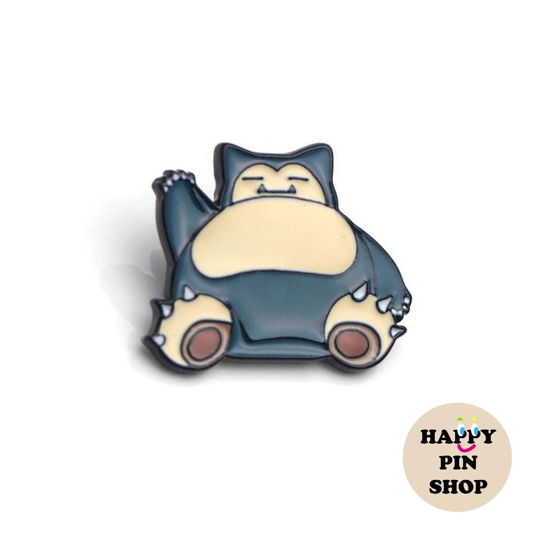 Snorlax says hi Enamel Pin - Pokemon pins, Hobbies & Toys, Stationery ...
