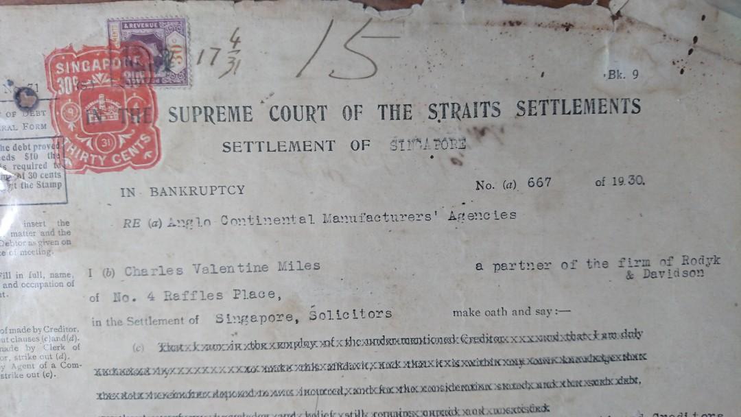 SS court documents, Hobbies & Toys, Memorabilia & Collectibles, Vintage ...