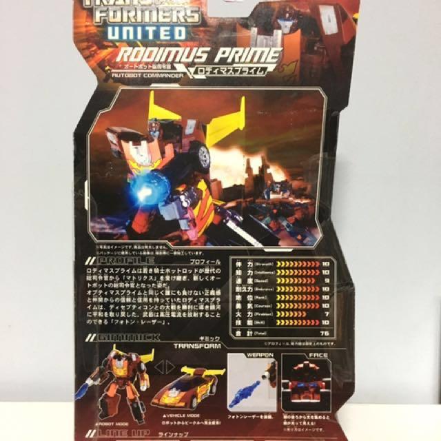 Transformers United UN-23 Takara Tomy Rodimus Prime, Hobbies & Toys ...