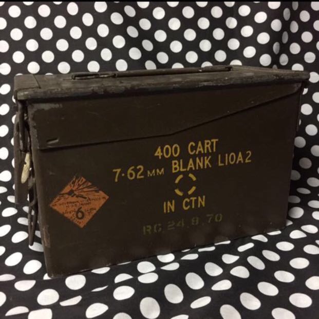VINTAGE MILITARY BULLET CONTAINER, Hobbies & Toys, Memorabilia ...