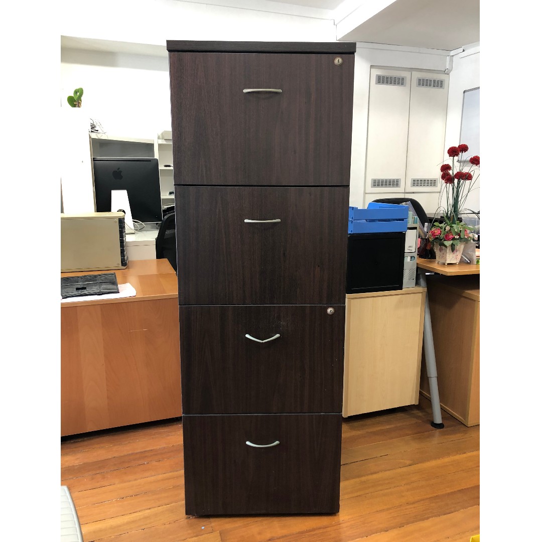 Wooden Document Storage Cabinet, Furniture & Home Living, Furniture ...
