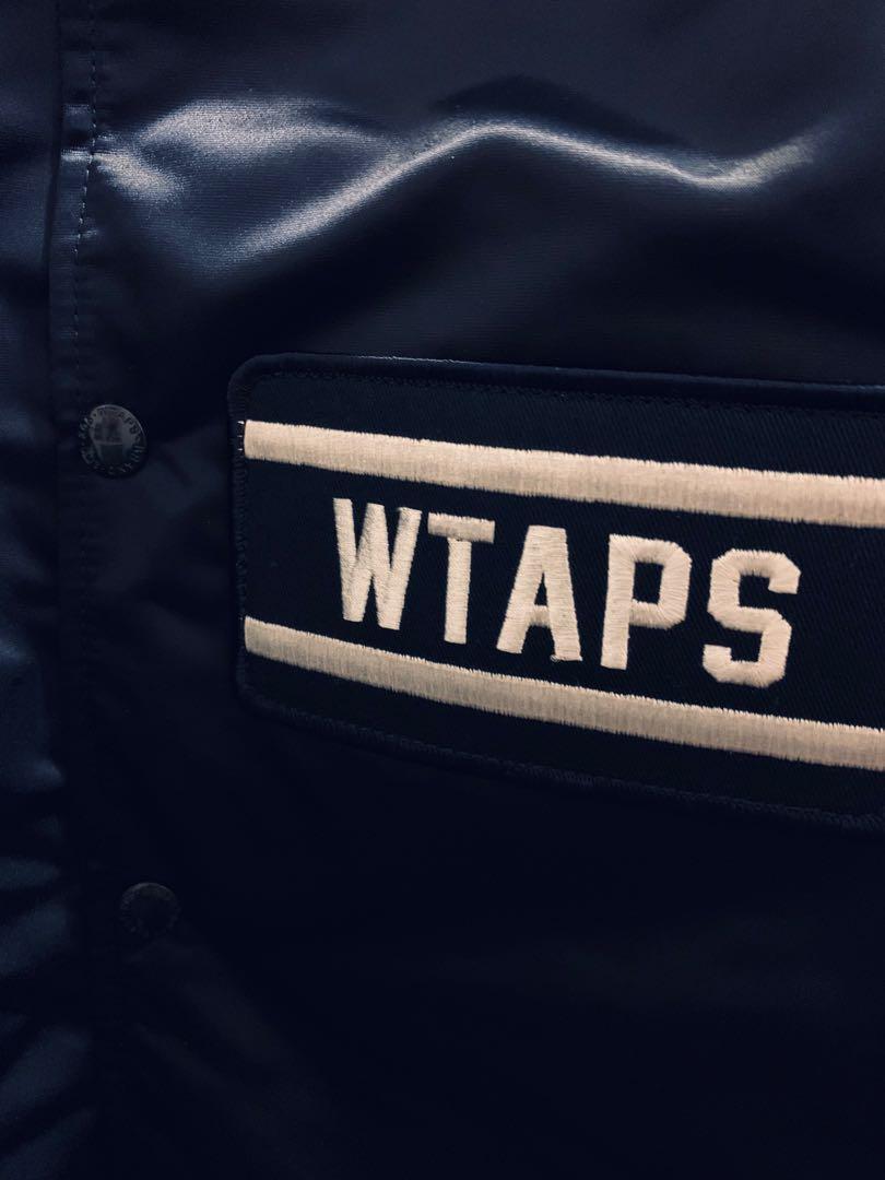 wtaps team / jacket. nylon. satin size 1, 男裝, 外套及戶外衣服 - Carousell