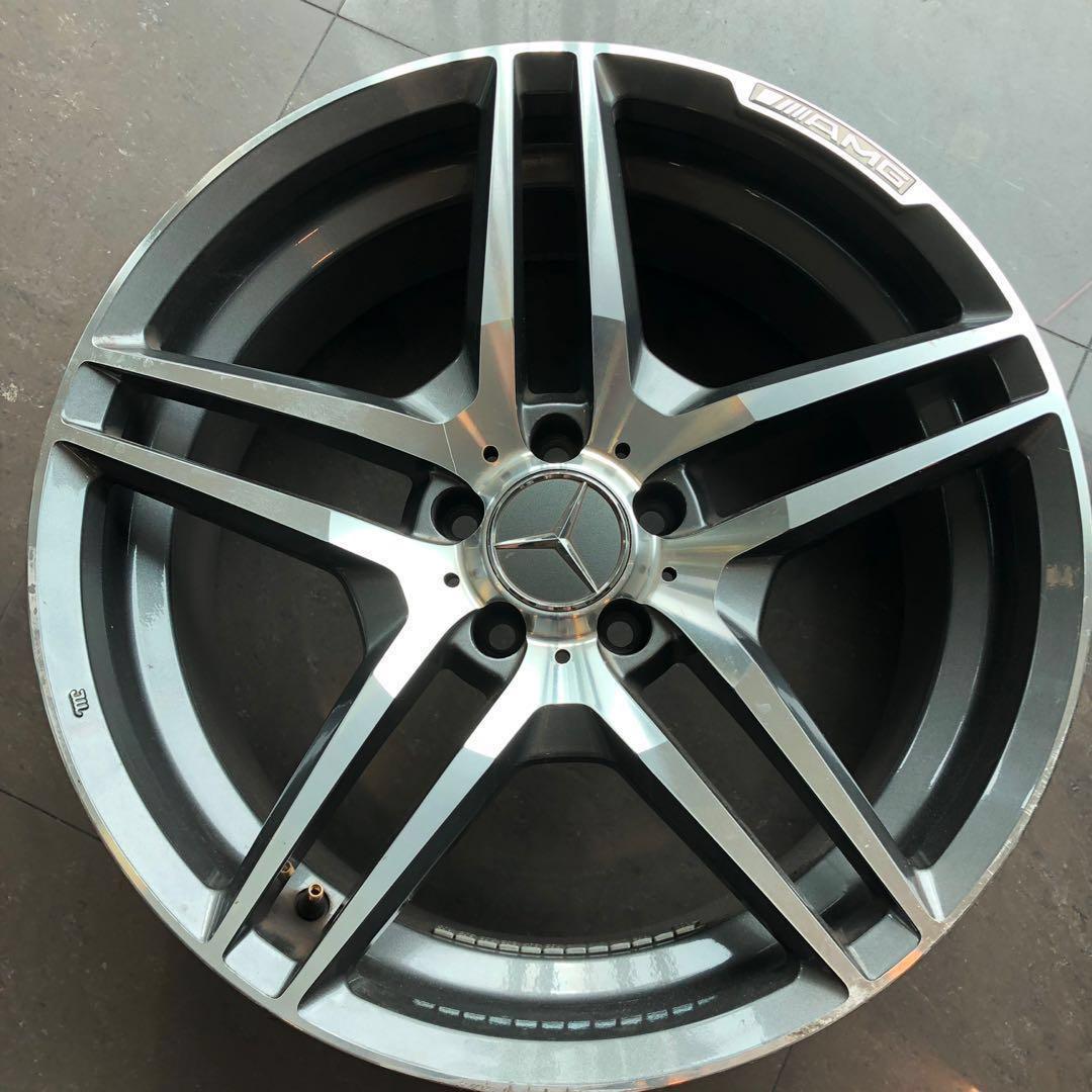 19” Mercedes AMG Rims with Tyre Package, Car Accessories, Tyres & Rims ...