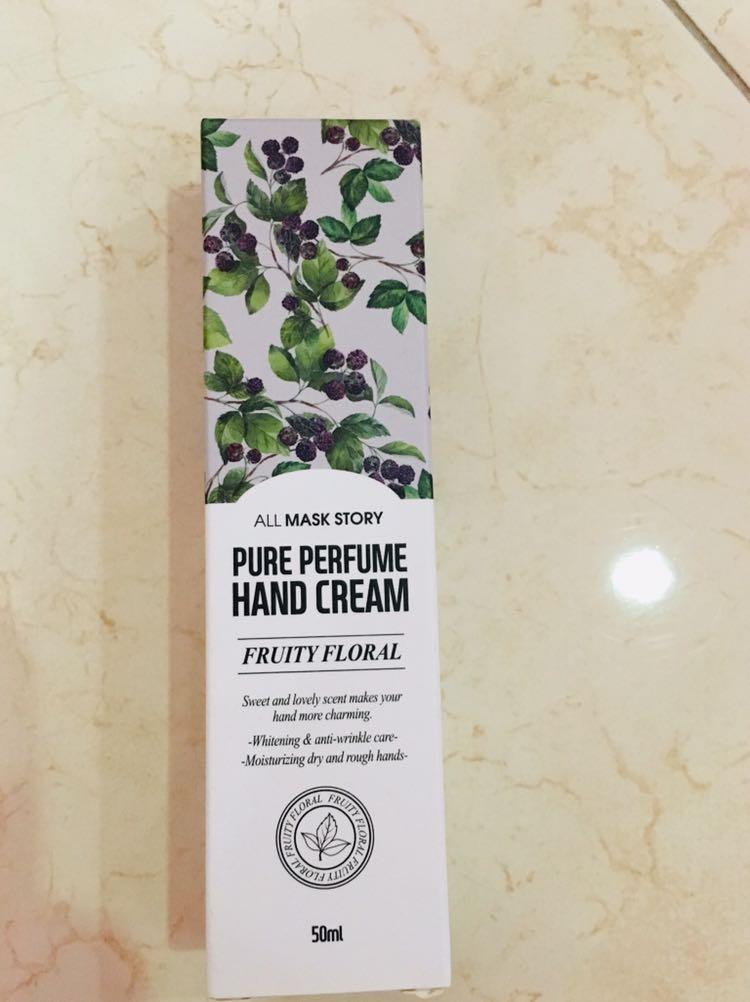 all mask story pure perfume hand cream, Beauty & Personal Care, Face ...