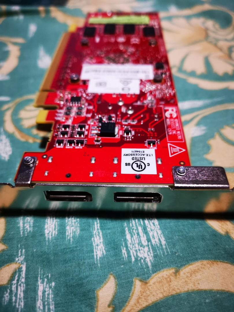 Amd firepro w2100 2gb ram displayport, Electronics, Computer Parts ...