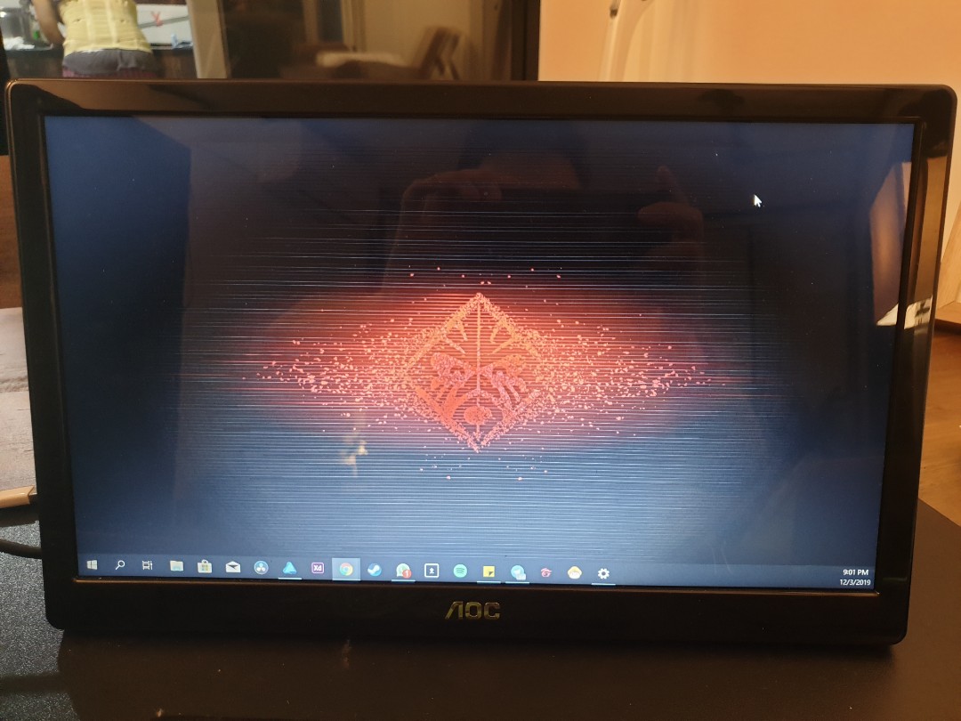 AOC Monitor E1659FWU 15.6" Inch Portable Monitor, Computers & Tech ...