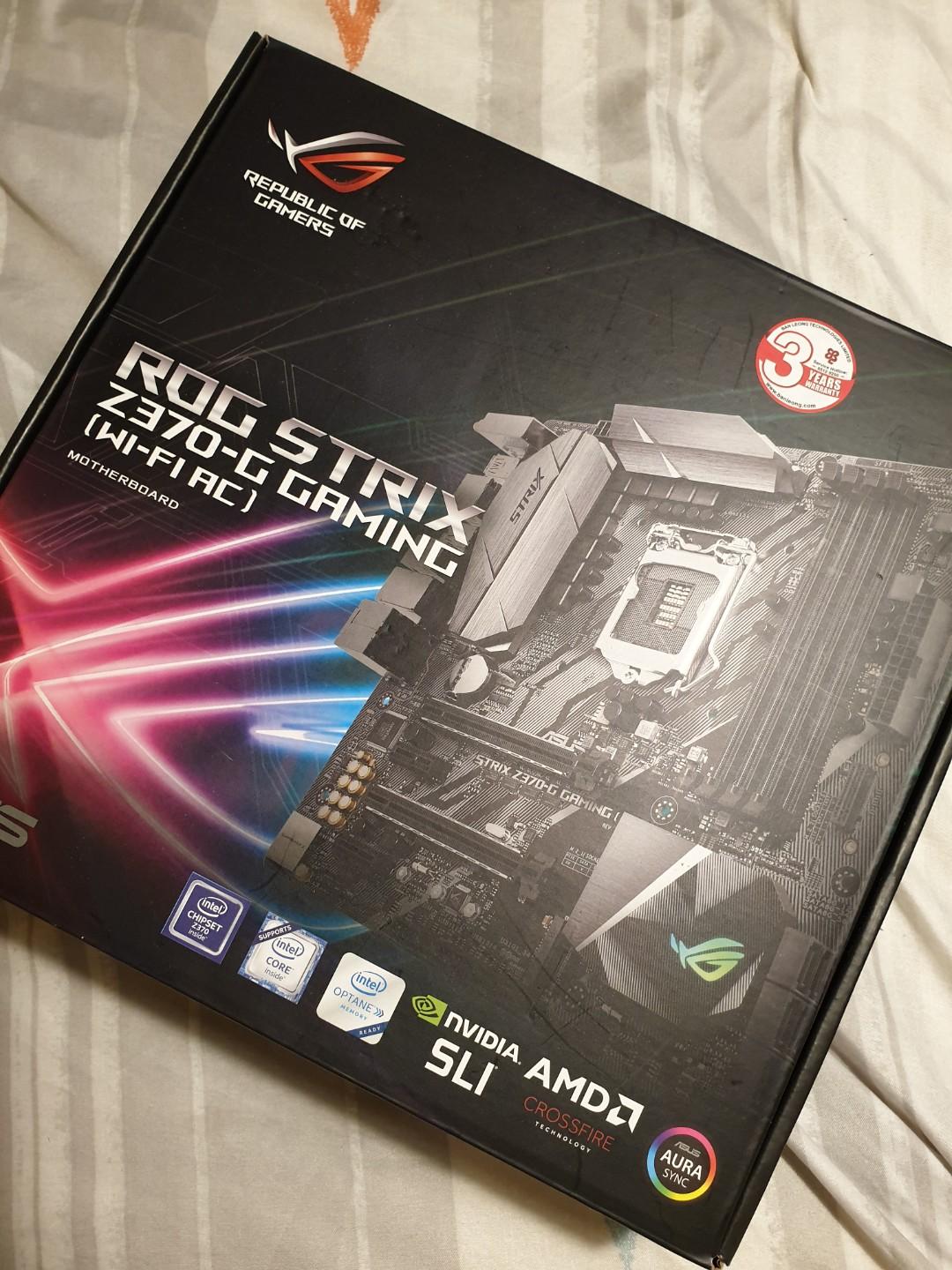 ASUS ROG Z370-G WIFI, Computers & Tech, Parts & Accessories, Computer ...