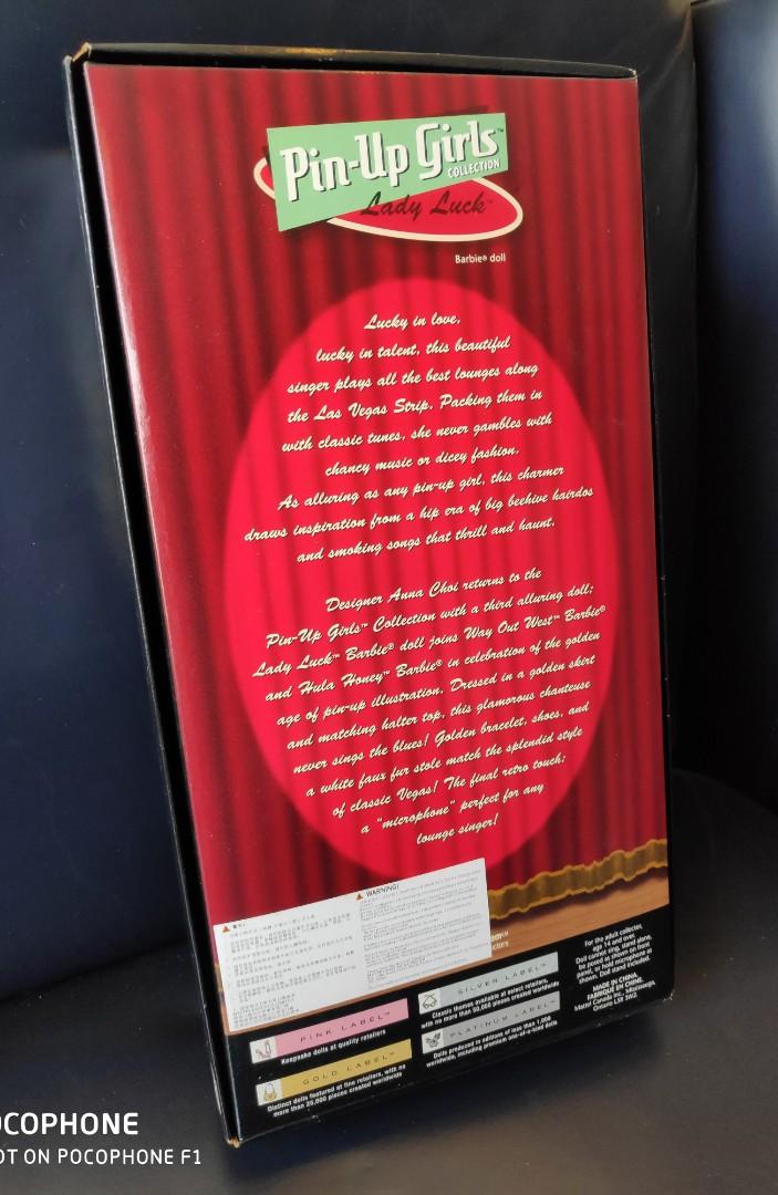 Barbie doll Pin-Up girls Lady Luck, 興趣及遊戲, 收藏品及紀念品, 明星周邊 - Carousell