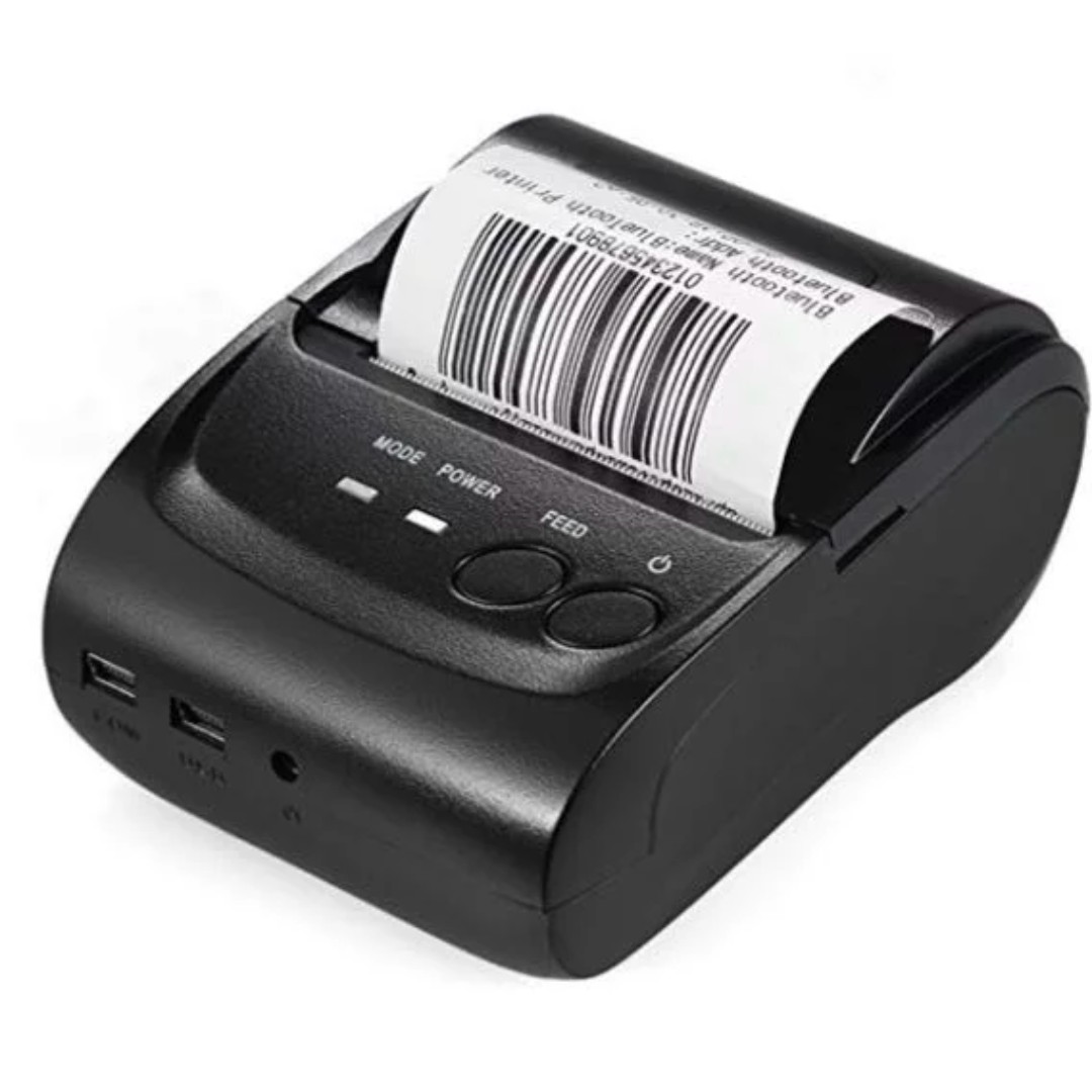 (E1358) KKmoon POS-5802DD Mini Portable Wireless USB Thermal Printer Receipt Ticket POS Printing ...