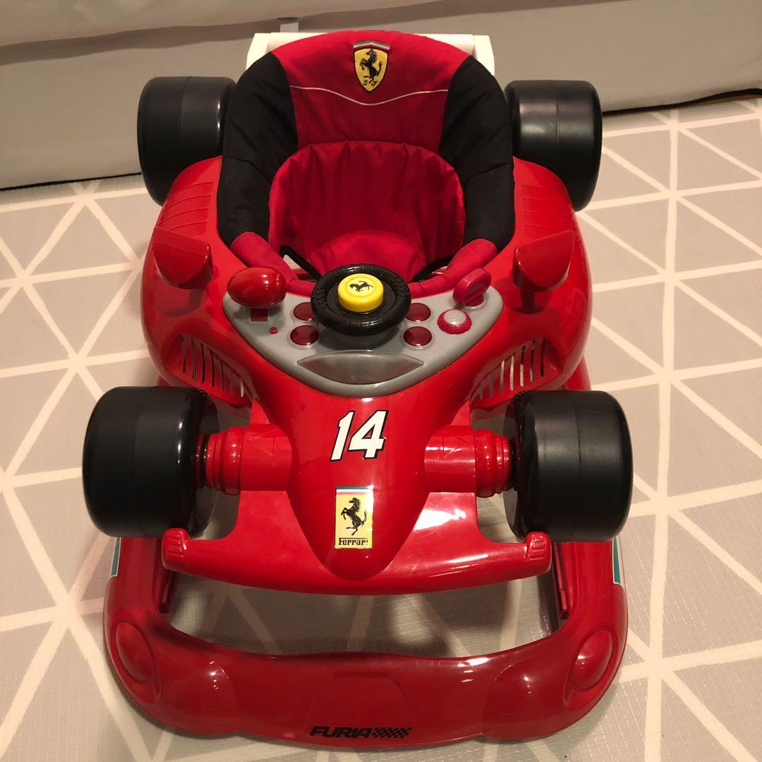 Ferrari F1 Car Baby Walker, Babies & Kids, Infant Playtime on Carousell
