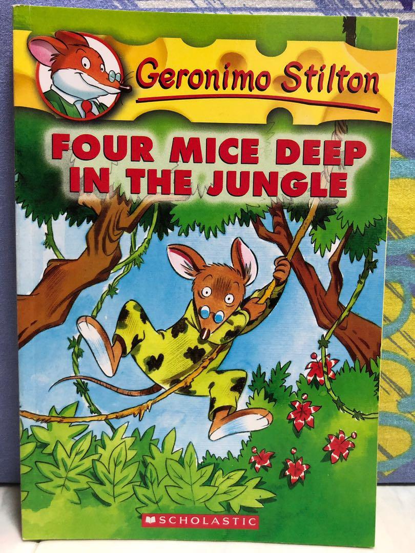 Geronimo Stilton - Four Mice Deep In The Jungle, Hobbies & Toys, Books ...