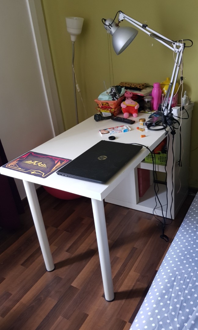 IKEA writing desk, Furniture & Home Living, Furniture, Tables & Sets on ...