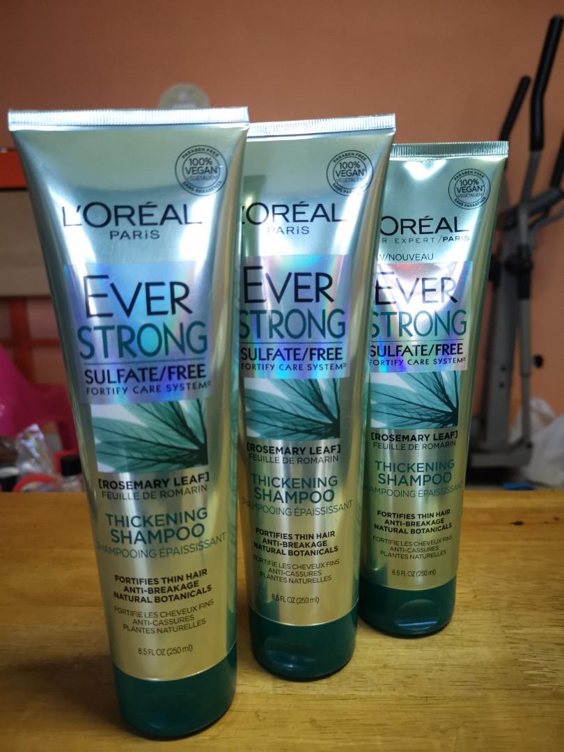 Loreal Ever Strong Shampoo, Beauty & Personal Care, Hair on Carousell
