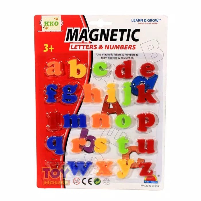 Magnetic Letters Huruf Alphabet - Huruf Mika ABC, Bayi & Anak, Mainan ...