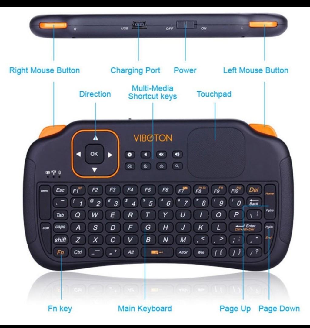 Mini Keyboard with integrated mouse, Computers & Tech, Parts ...