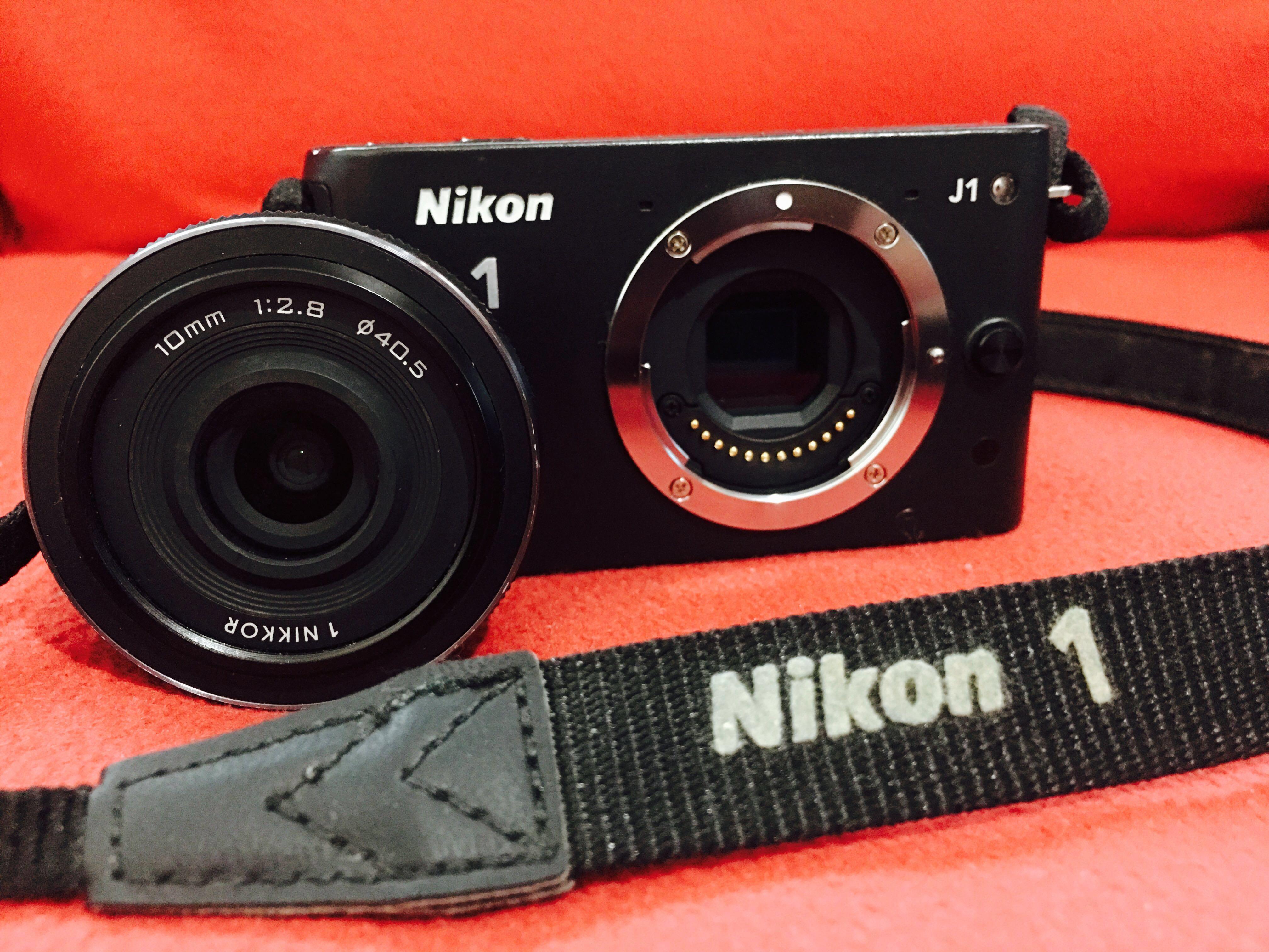 RARE!!! NIKON 1 J1 Mirrorless Camera Kit, Photography, Cameras on Carousell